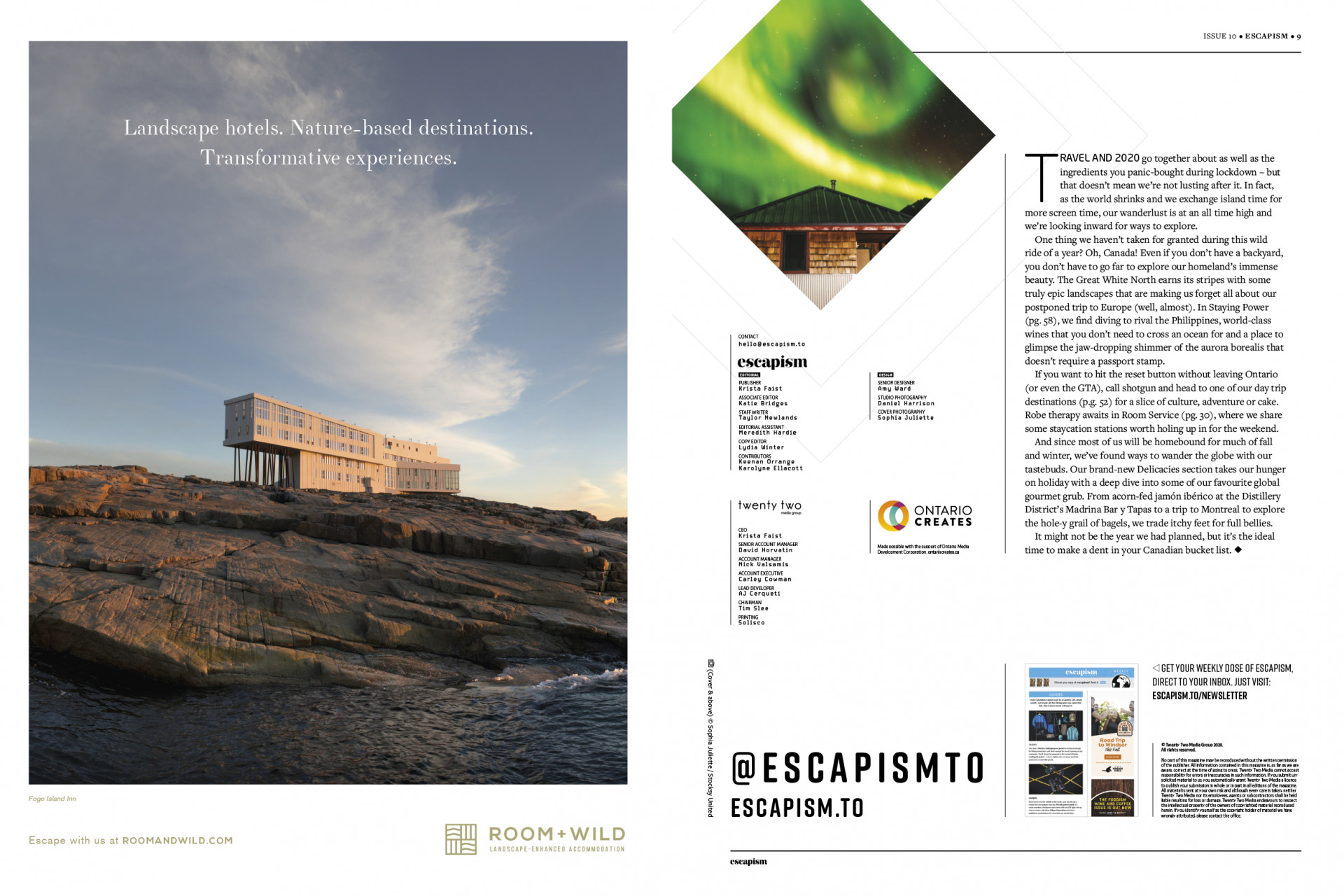 Read the magazine | Escapism TO